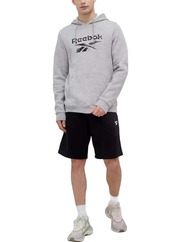 REEBOK Logo-print Hoodie - Grey