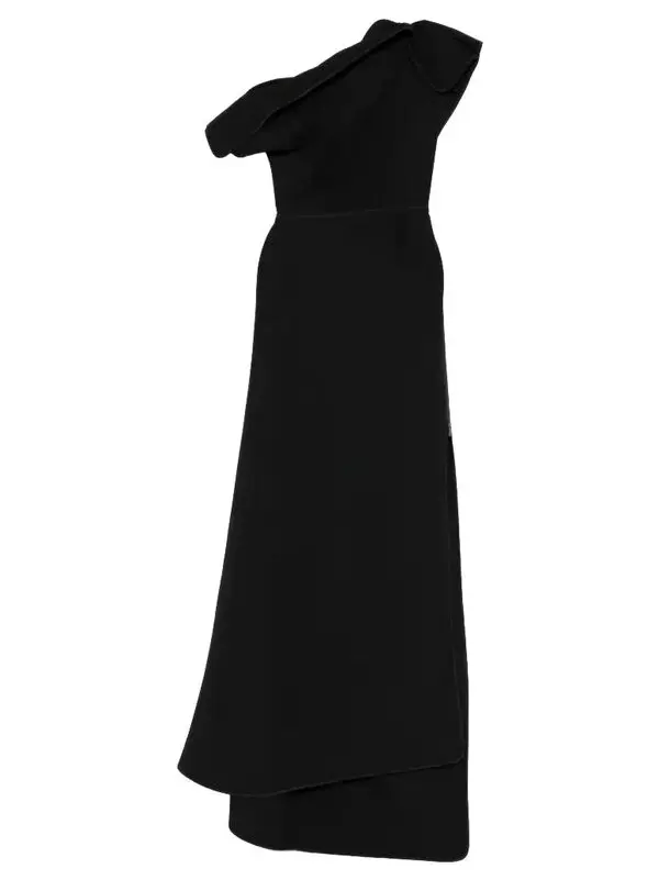 Maticevski Bonded Architectural Gown - Black