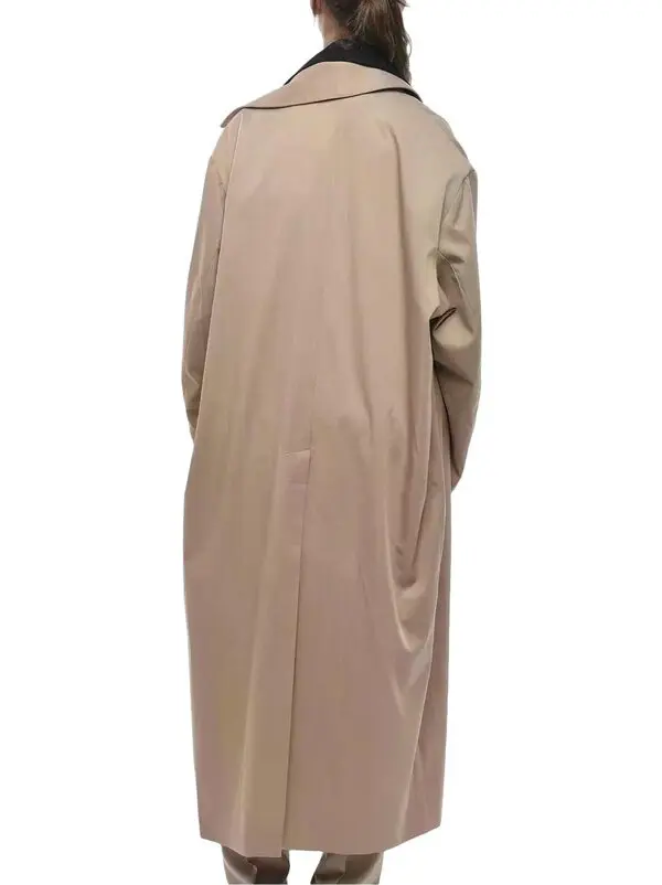 Rokh Layered-detail Trench Coat - Neutrals