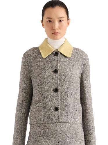 Proenza Schouler Gaelle Jacket - Ecru/tahini Multi
