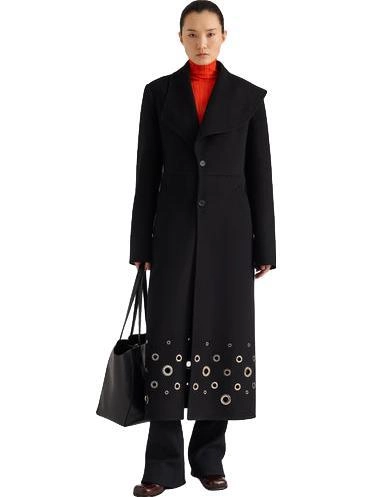 Proenza Schouler Alix Coat - Black