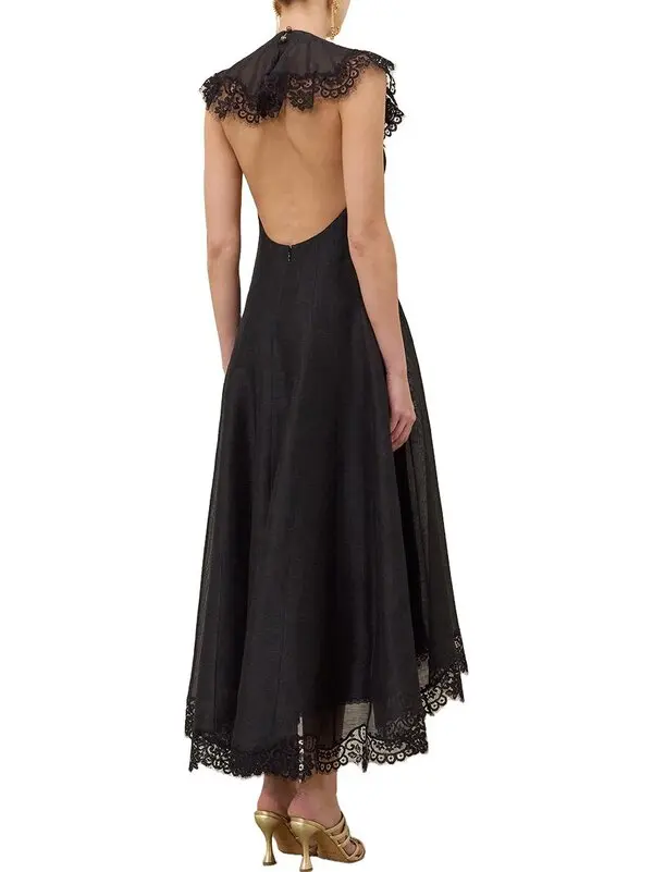 Zimmermann Ascent Flutter Gown - Black