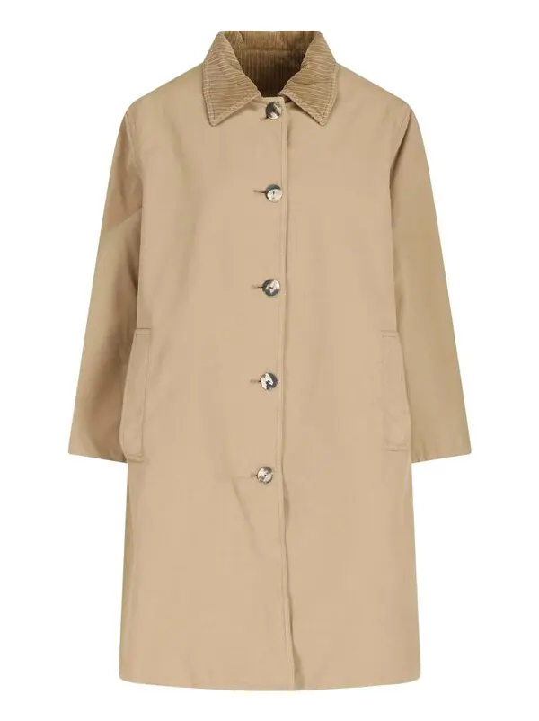 THE ROW Etoli Reversible Coat - Beige