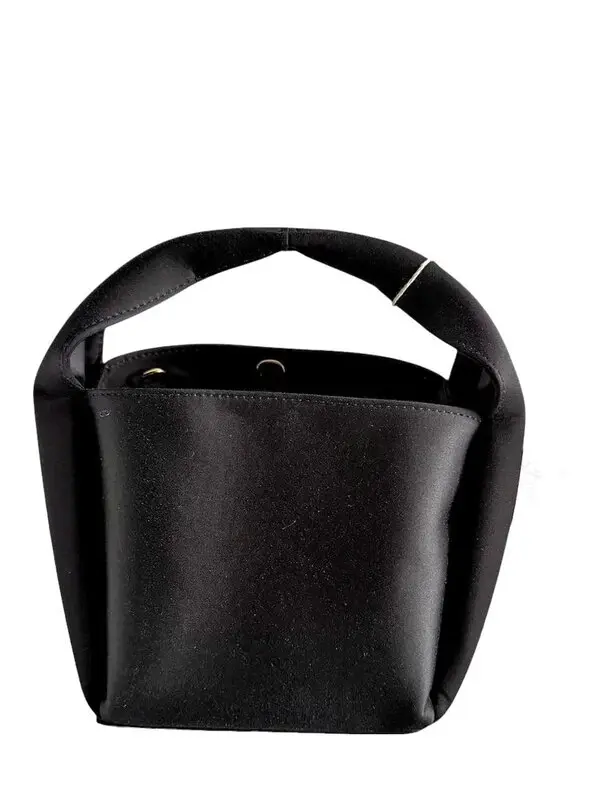 TOTEME Petite Satin Tote Bag - Black