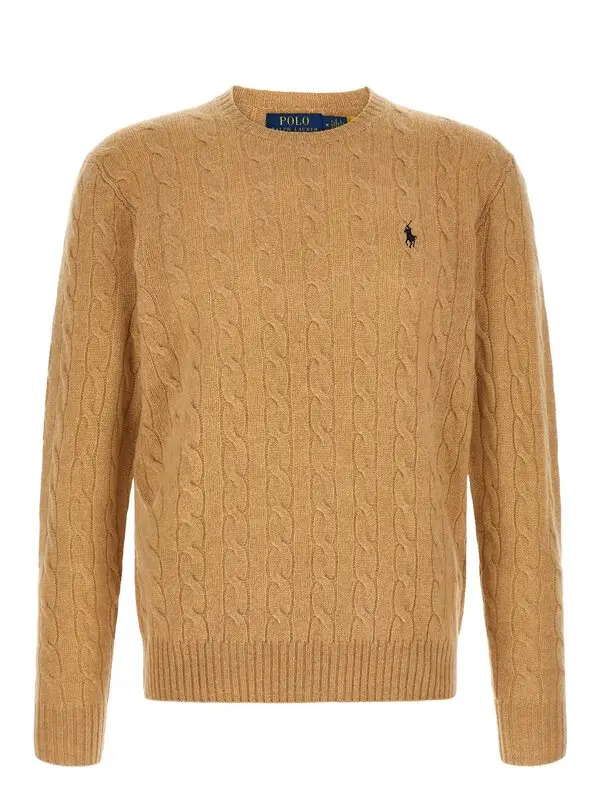 Polo Ralph Lauren Braided Sweater - Beige
