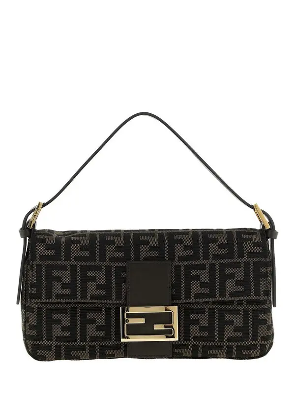 Fendi Baguette 26424' Shoulder Bag - Brown