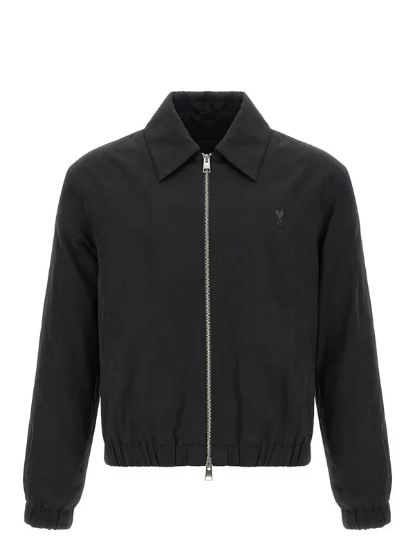 AMI Paris De Coeur' Jacket - Black