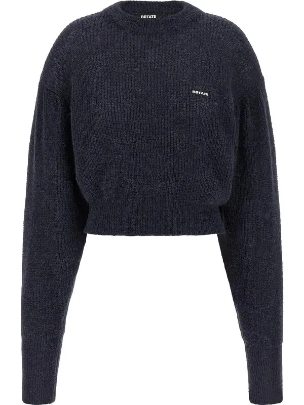 ROTATE BY BIRGER CHRISTENSEN Knit Puff' Sweater - Blue