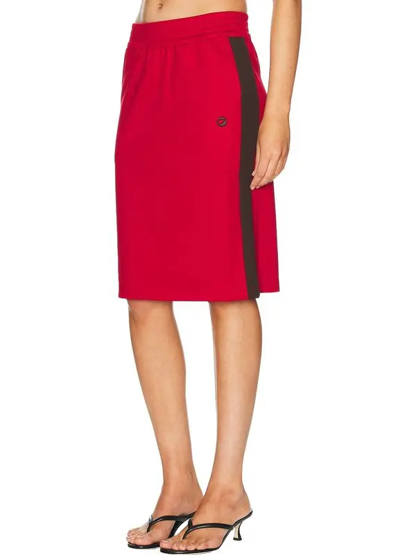 Coperni Track Skirt - Red
