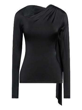 Victoria Beckham Top Size Polyester, Virgin Wool, Elastane - Black