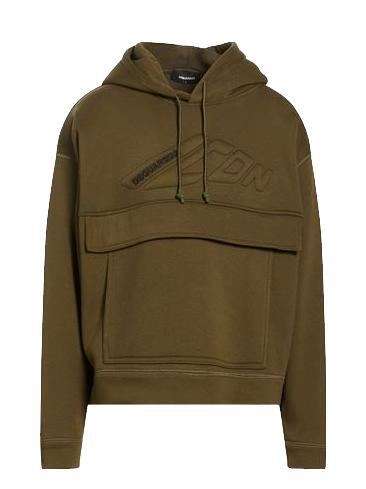 Dsquared2 Cotton & Polyester Hooded Sweatshirt - Green