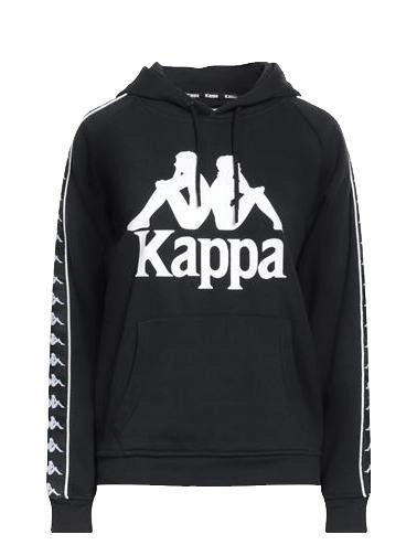Kappa Cotton And Polyester Fleece Hooded Sweatshirt - Black