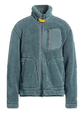PARAJUMPERS Polyester Teddy Fleece Casual Jacket - Blue