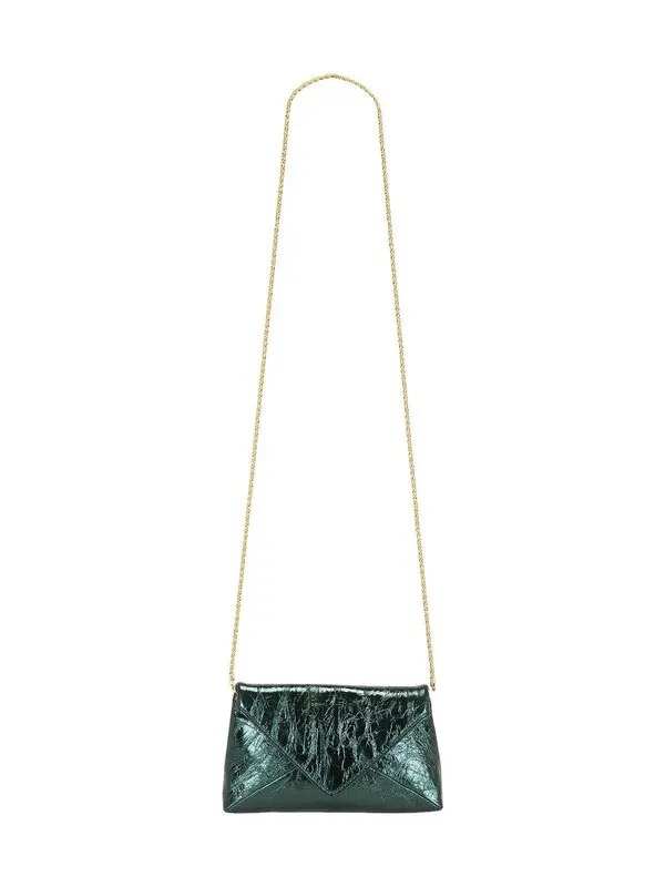 Dries Van Noten Small Envelope Chain Bag - Forest