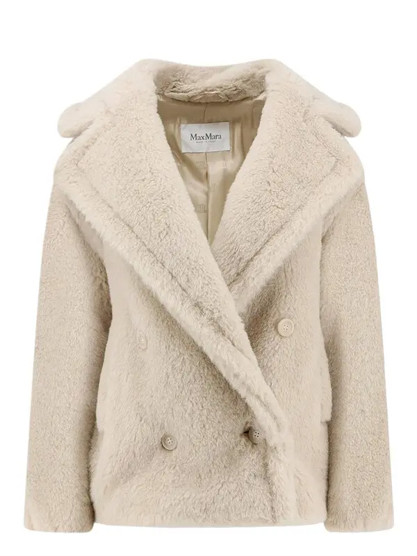 Max Mara Mxmalcuno Alpaca, Wool, And Silk Jacket - Beige
