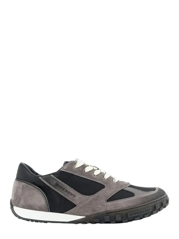 Givenchy Glide Nylon And Suede Sneakers - Grey