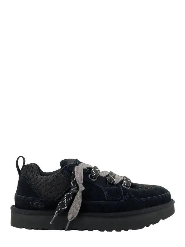UGG M Lo Lowmel Suede Sneakers - Black