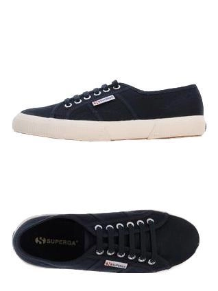 Superga Canvas Lace-up Sneakers - Blue