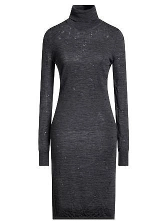 MAISON MARGIELA Midi Dress Size Virgin Wool - Grey