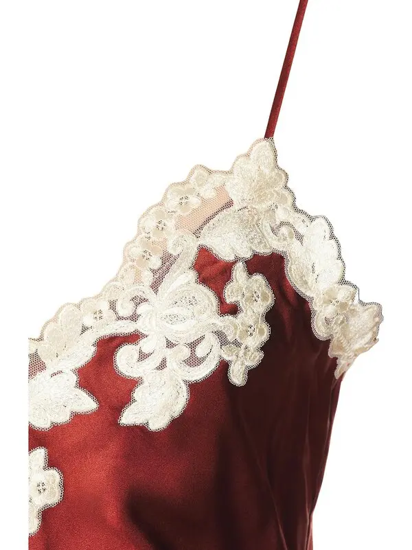 Ronny Kobo Ayani Silk Blend Top - Rust