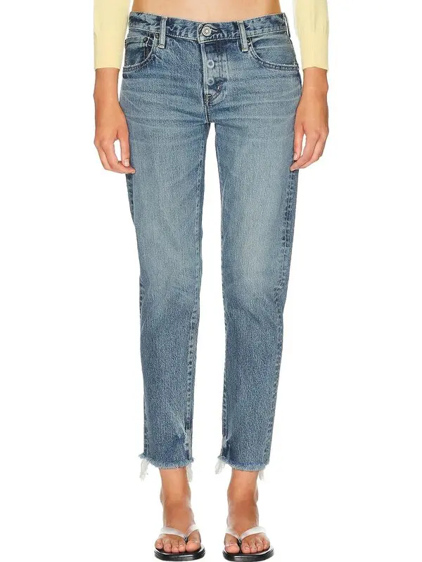Moussy Vintage Riverside Tapered Jeans - Blue