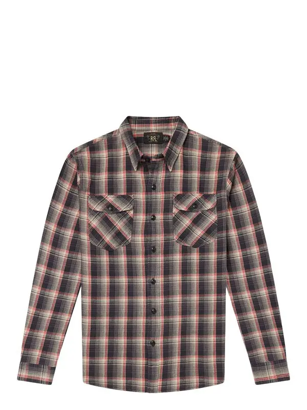 Ralph Lauren Jasper Checked Cotton Shirt - Brown