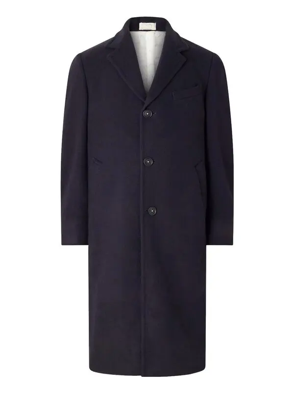 Massimo Alba Mercury Cashmere Coat - Blue