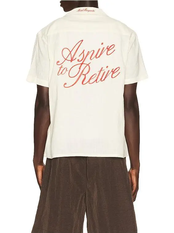 MOTEL MARGARITA Aspire Shirt In Cream - Bone