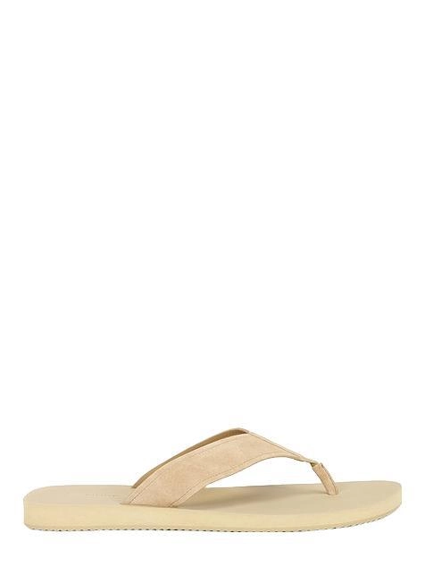 Vince Fiji Suede Thong Sandal In Brown - New Camel