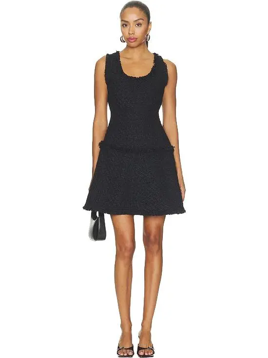 Proenza Schouler White Label Kaida Dress - Black