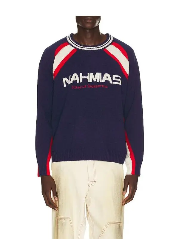 NAHMIAS Miracle Sportswear Sweater In Blue - Cobalt