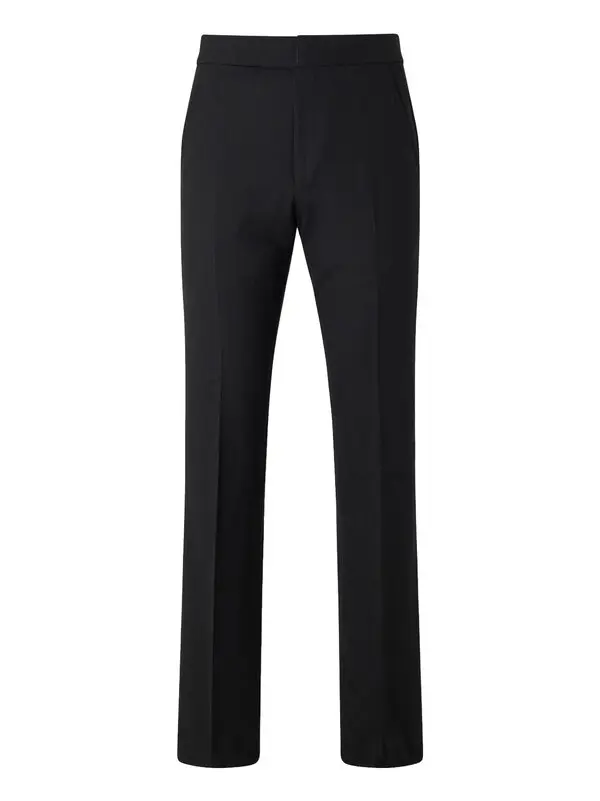 TOM FORD Slim-leg Wool-twill Trousers - Black