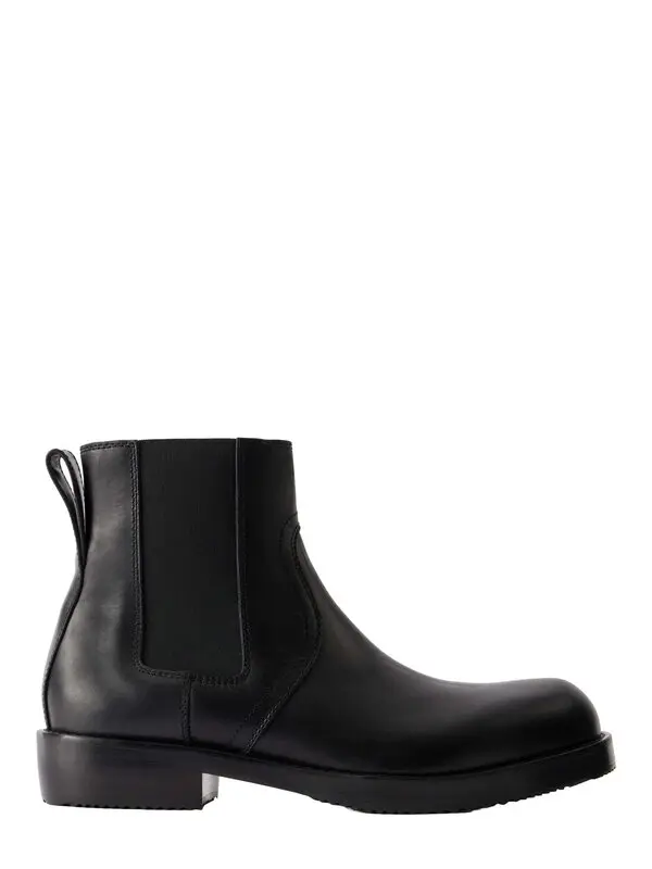 Dries Van Noten Leather Chelsea Boots - Black