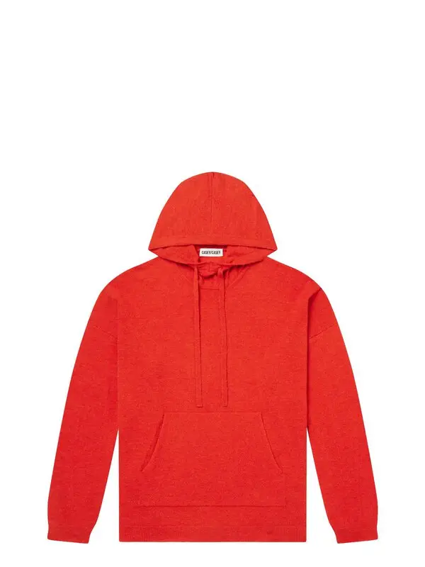 CASEY CASEY Knitted Hoodie - Red