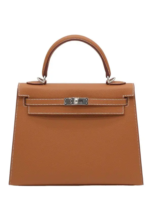 Hermès Kelly 25cm Epsom Leather Handbag - Brown