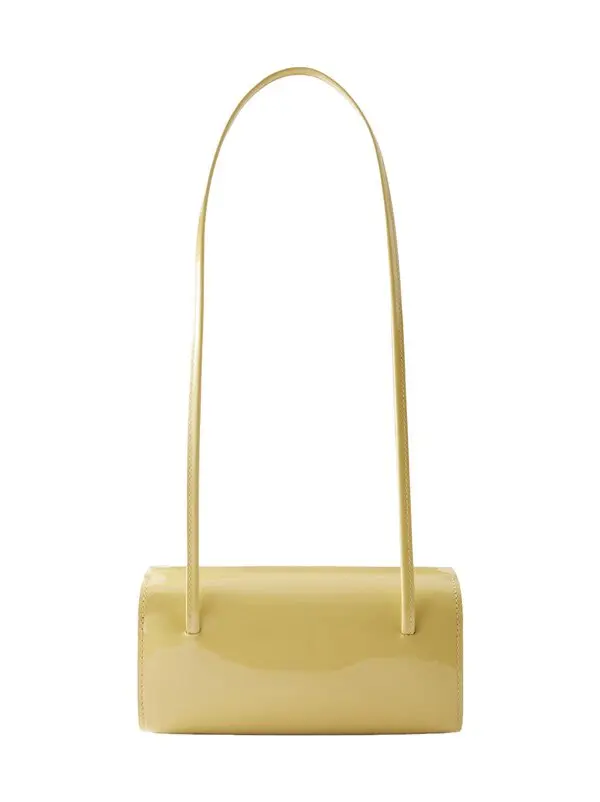 FANE Patent Leather Shoulder Bag - Green