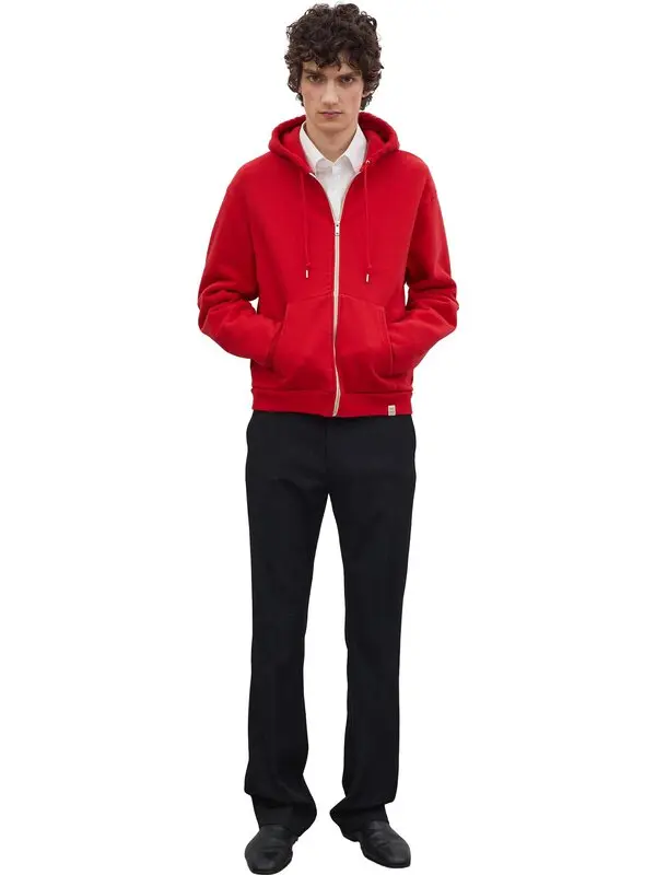 TOTEME Zip Hoodie - Red