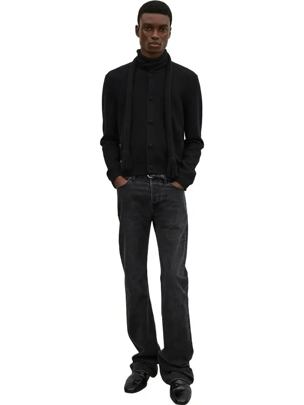 TOTEME Scarf Cardigan - Black
