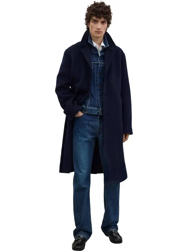 TOTEME Relaxed Coat - Dark Navy