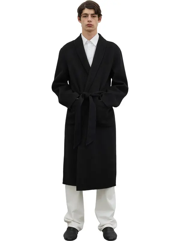 TOTEME Robe Doublé Coat - Black