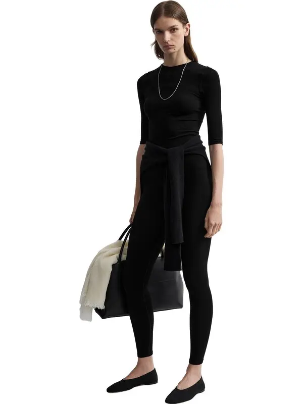 TOTEME Compact Leggings - Black