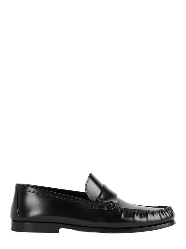 TOTEME Moccasin Loafers - Black