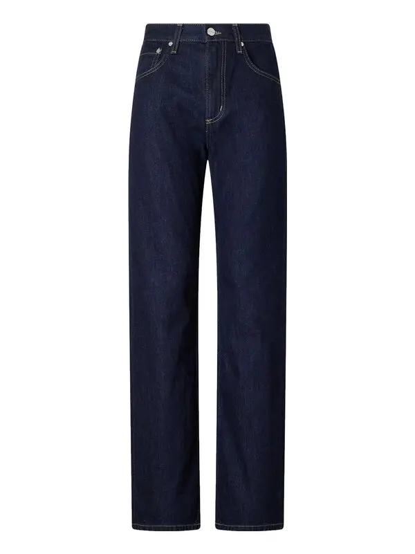 TWP Kent St Mid-rise Straight-leg Jeans - Blue