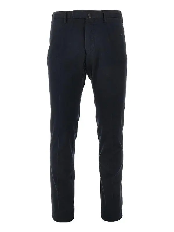 Incotex Stretch Cotton '30' Slim Fit Trousers - Blue