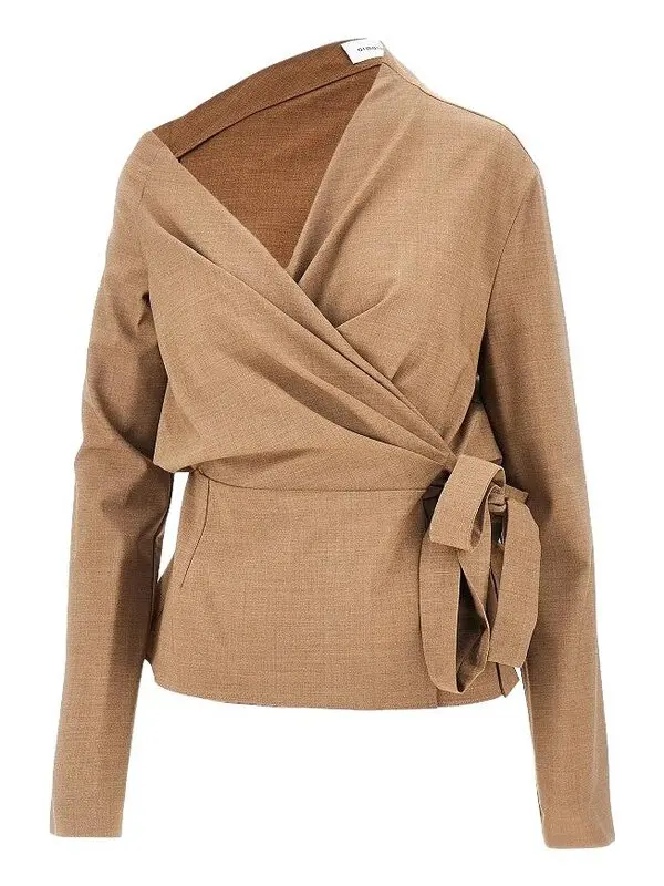 ARMARIUM Thalassa' Virgin Wool Top - Beige