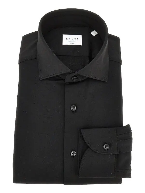 XACUS Tailor Fit 'active' Shirt - Black