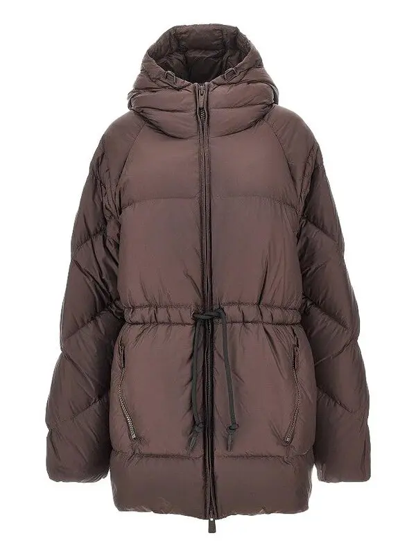 Bacon W Owl Coat Fc Down Jacket - Brown