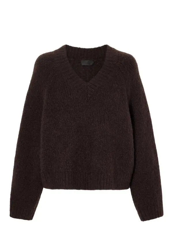 NILI LOTAN Isley Cashmere Sweatshirt - Brown