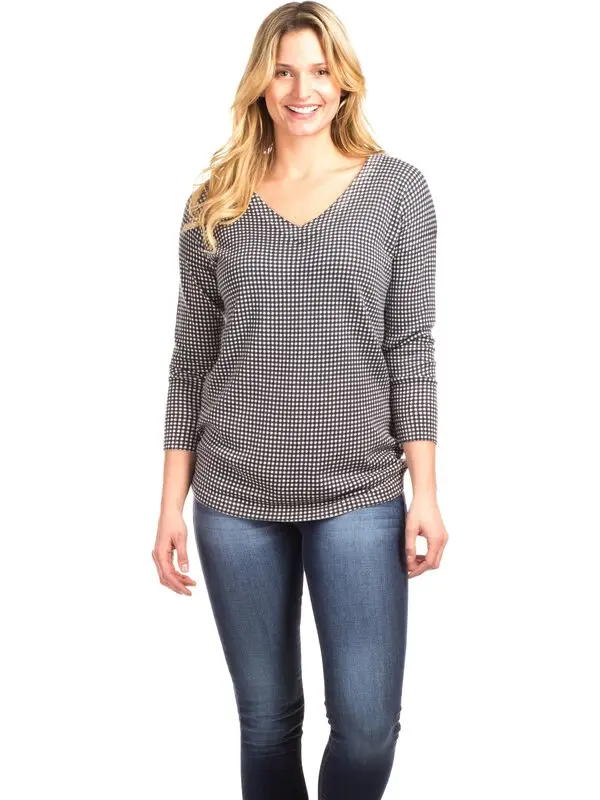 DUFFIELD LANE Hampton Sweater - Check