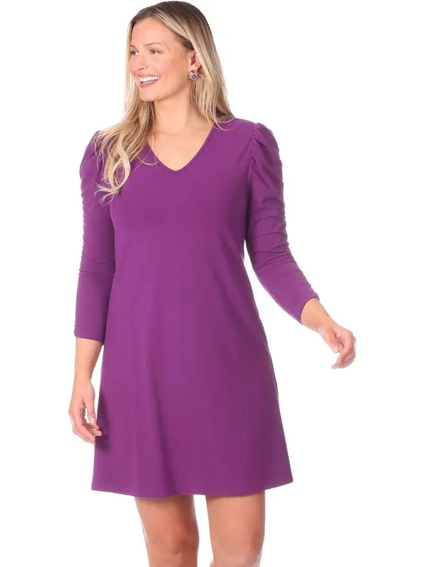 DUFFIELD LANE Renee Dress - Plum